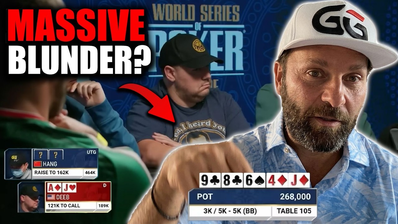 Daniel Negreanu Analyzes Two Brutal Hands from the WSOPE Main Event